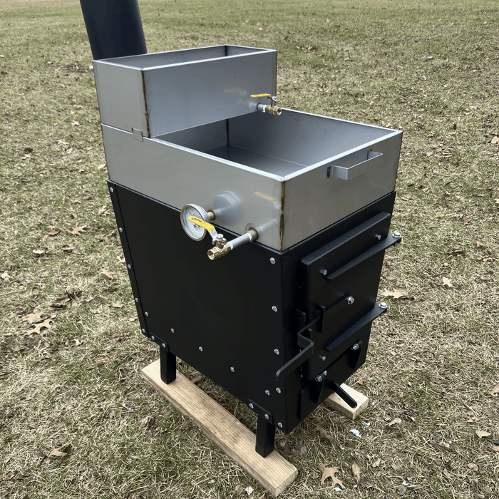 24 x 18" Flat Pan Maple Syrup Evaporator | Bassett Maple Co.