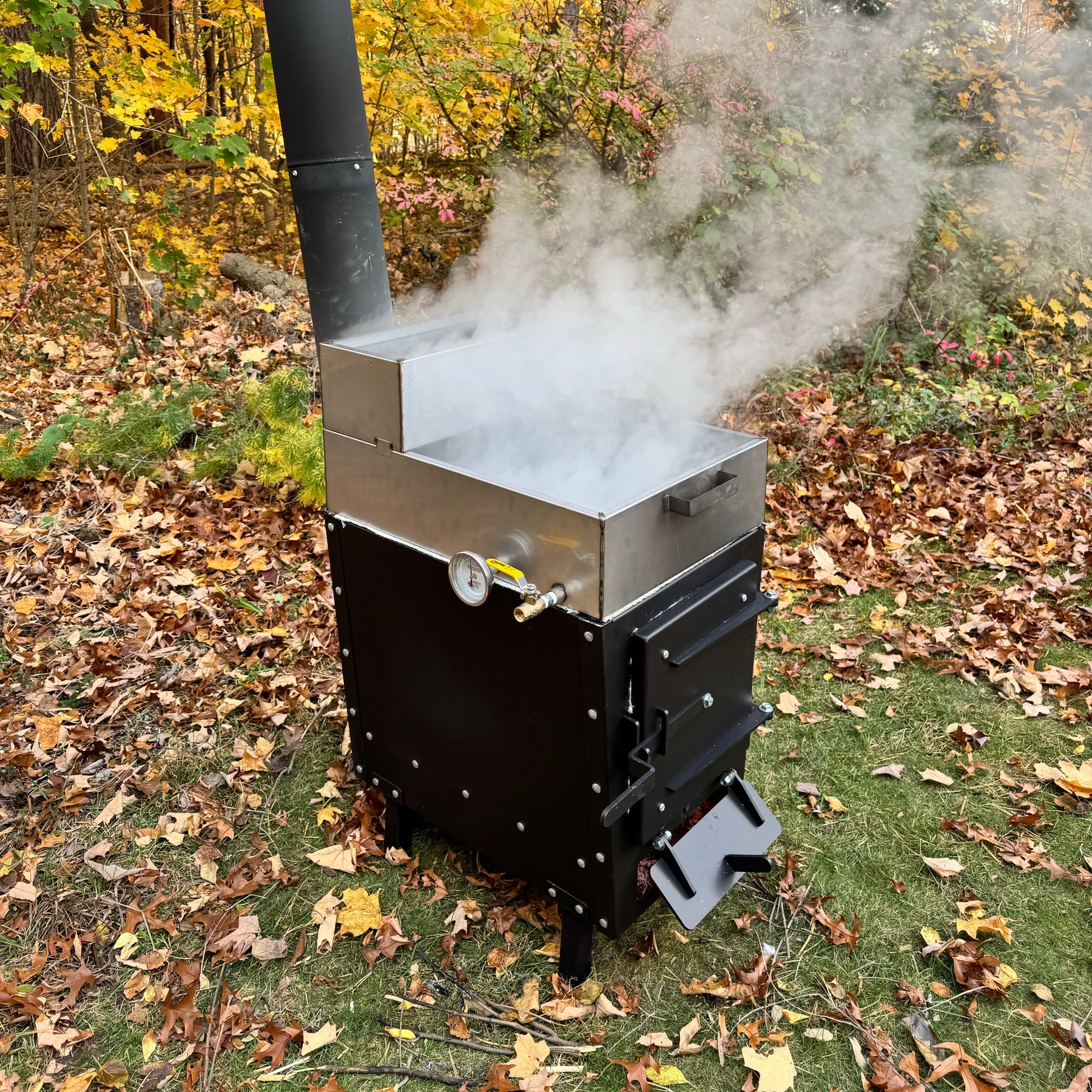 24 x 18" Flat Pan Maple Syrup Evaporator | Bassett Maple Co.